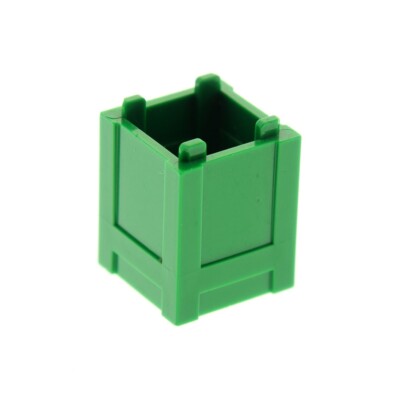 1x Lego container 2x2x2 green square box chest container bin 4548102 ...