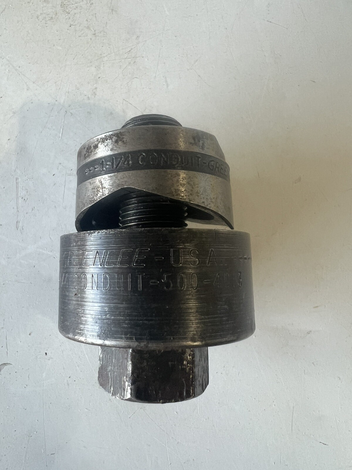 Greenlee knock out, hole punch, knockout, greenlee, 1 1/4, | eBay