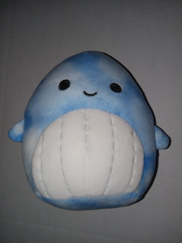 Squishmallow Samir Blue Tie Dye Whale Plush Stuffed Animal Kellytoy ...