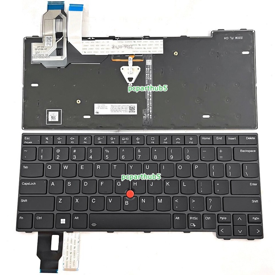 New Lenovo Thinkpad T14 Gen 4 L14 Gen 4 P14s Gen4 Laptop Keyboard US ...