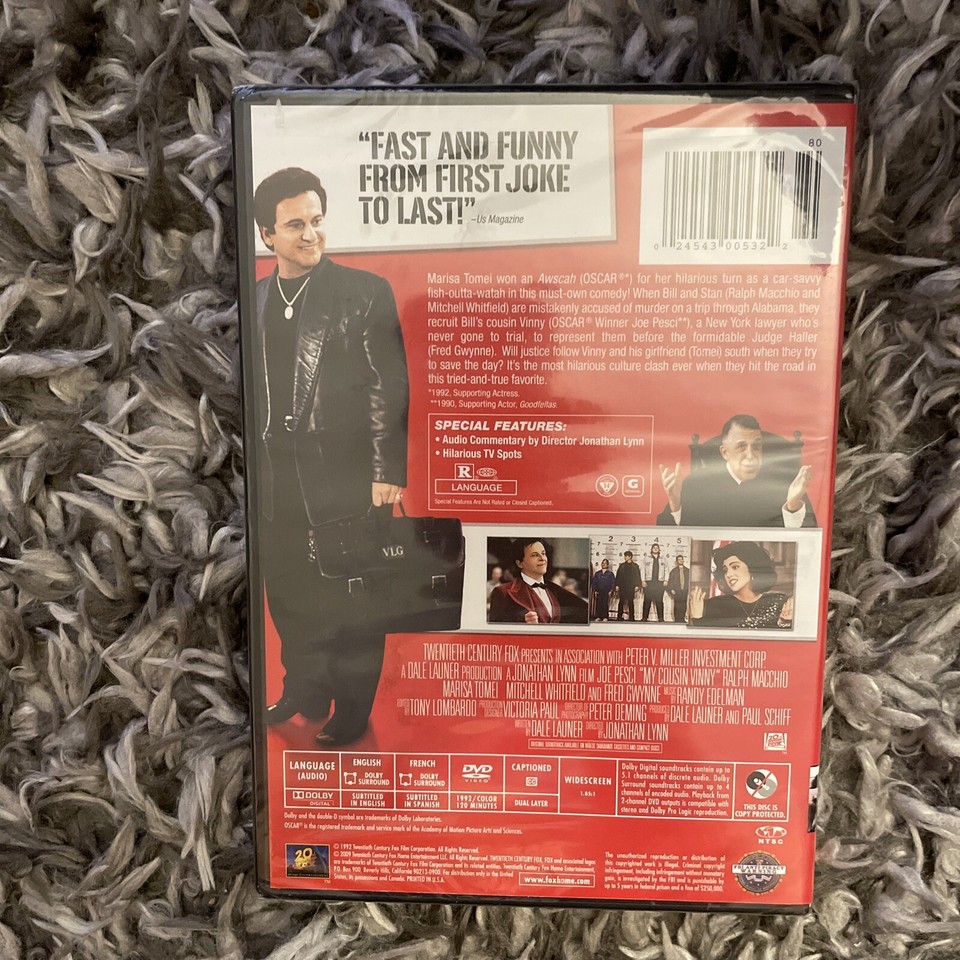My Cousin Vinny (NEW DVD) Movie 24543005322| eBay