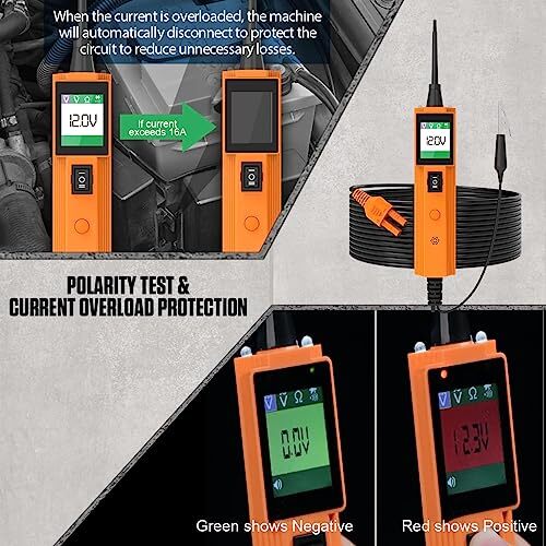 Power Circuit Probe Tester with Extra 20Ft Extension Cable Continuity ...