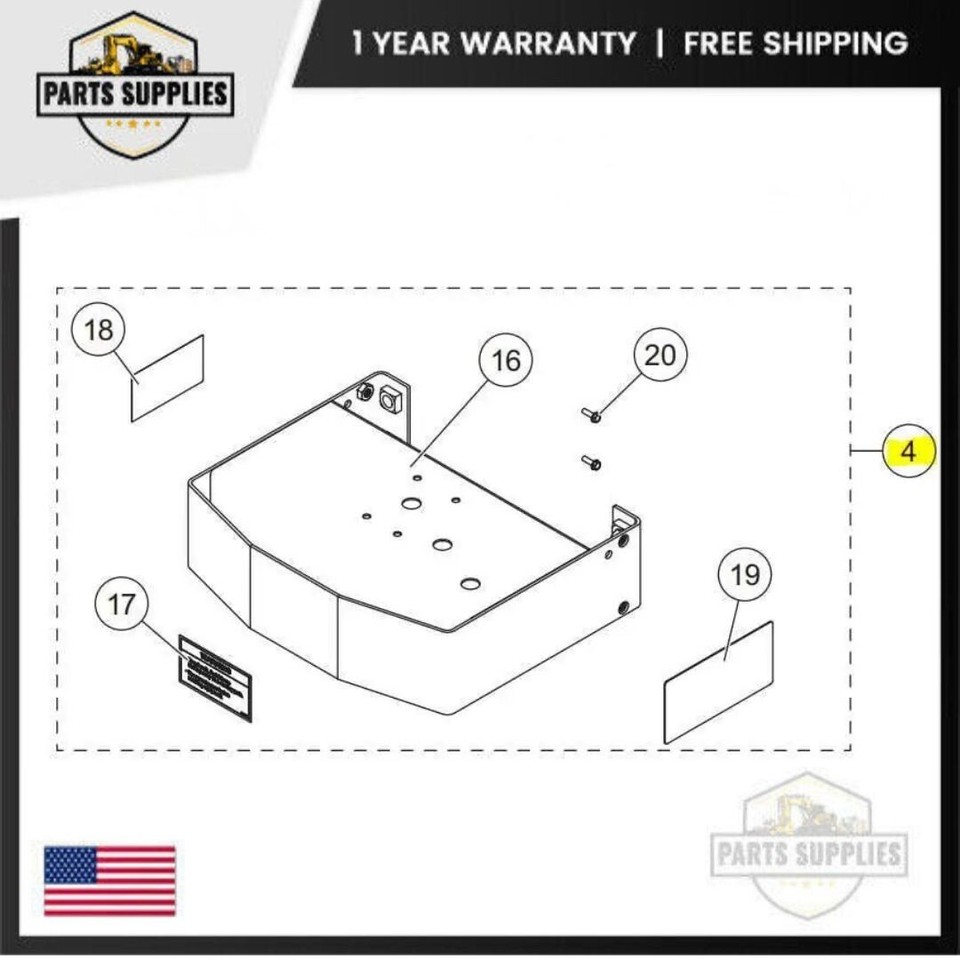 D6111 75635 SnowEx Transmission Motor Enclosure Kit fits Spreader 575 ...