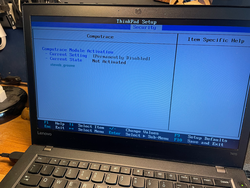 Lenovo ThinkPad Supervisor BIOS locked password removal, reset unlock ...