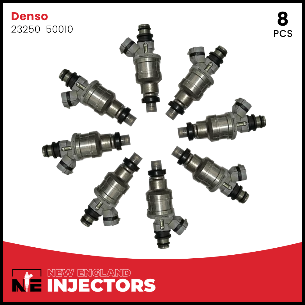 OEM Denso 23250-50010 Fuel Injector Set of 8 for 1990-1992 Lexus LS400 ...