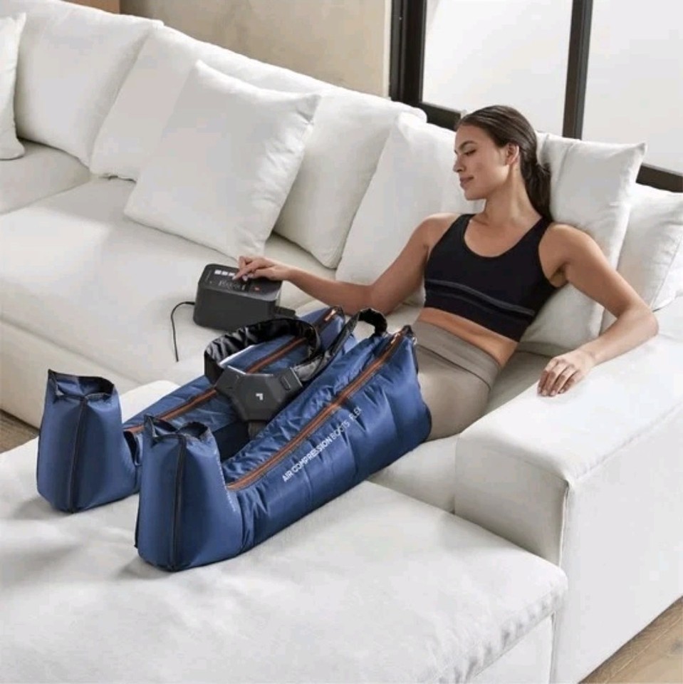 Sharper Image Air Compression Boots Flex Leg Massager Large X-Large ...