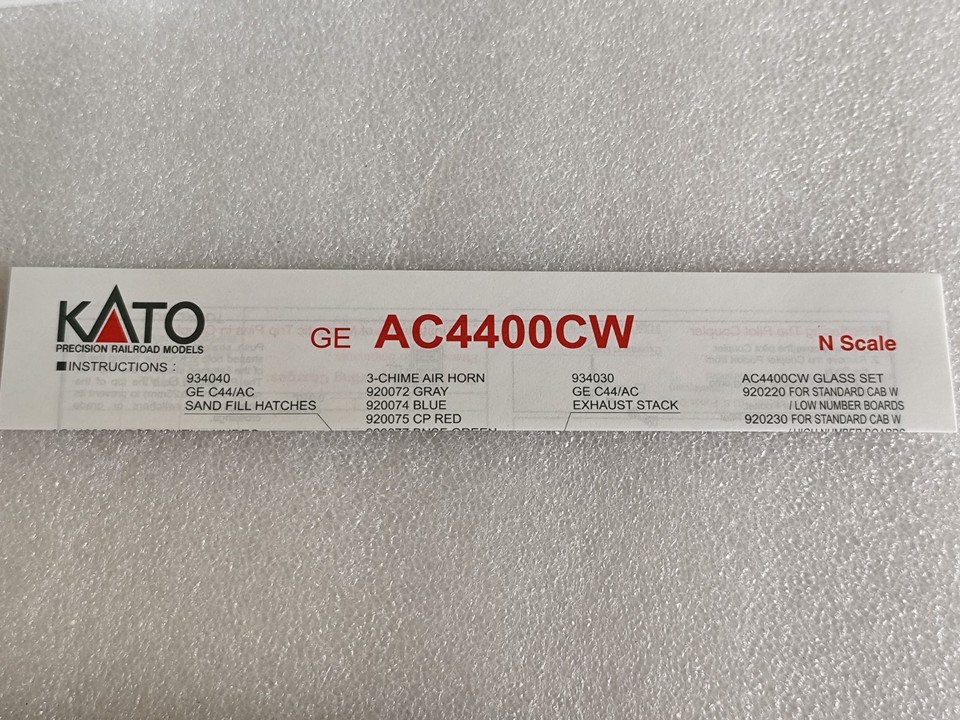 N scale Kato AC4400CW loco UP DCC READY | eBay UK