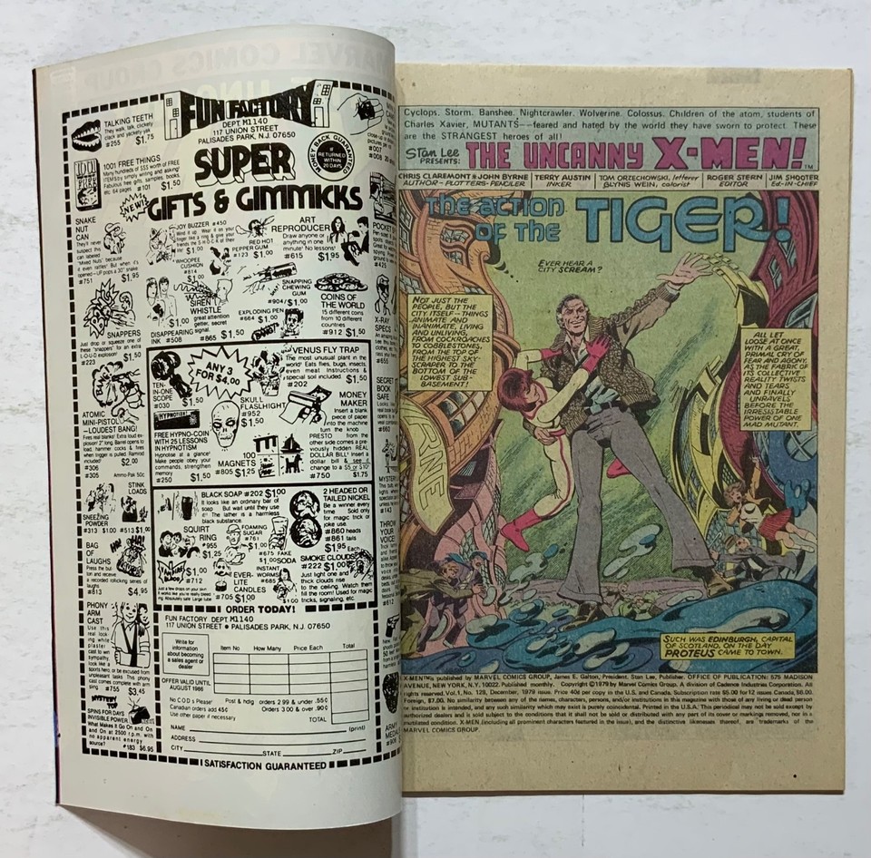 The UNCANNY X MEN # 128 Bronze Age NM 1979 X-MEN John Byrne MARVEL ...