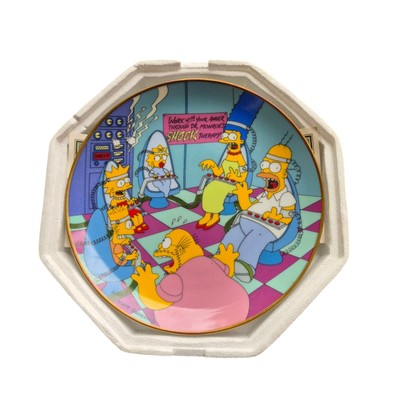 Franklin Mint The Simpsons Collectible Plate “Family Therapy” 1992 # ...
