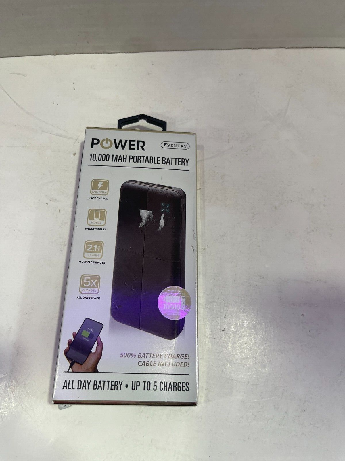 Sentry PWRPW10000 Power 10000 MAH Port Battery All Day Battery Never ...