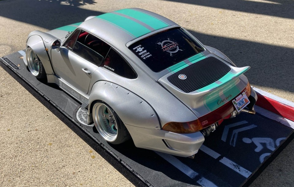 1:8 RWB Style Widebody Transkit For Pocher Porsche 911 993 Ducktail or ...