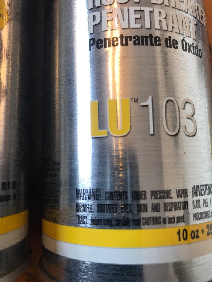 (2) NEW - SPRAYON LU 103 Rust Breaker Penetrant 10 oz Cans #S00103 | eBay