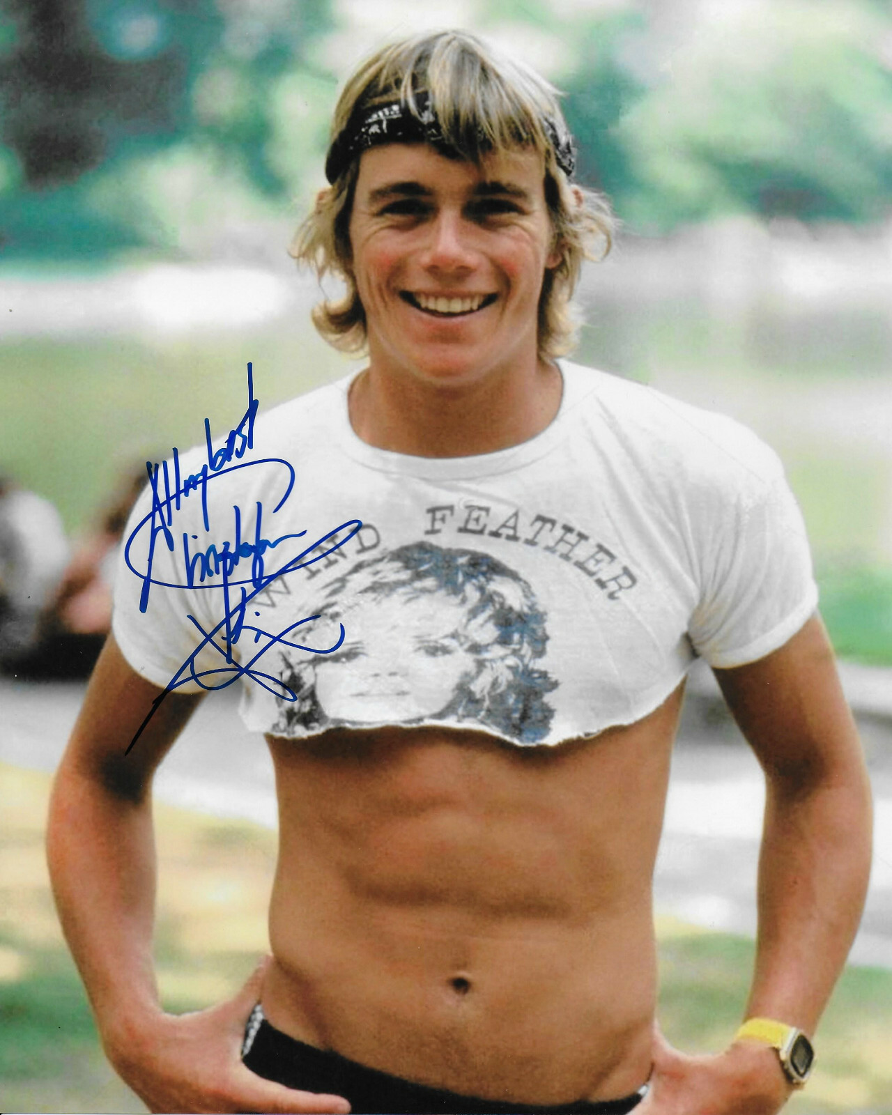 Christopher Atkins Original Autographed 8X10 photo - Blue Lagoon ...