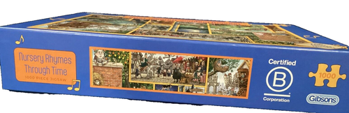 Gibsons 1000pc: Nursery Rhymes Through Time by Tim Stringer jigsaw ...