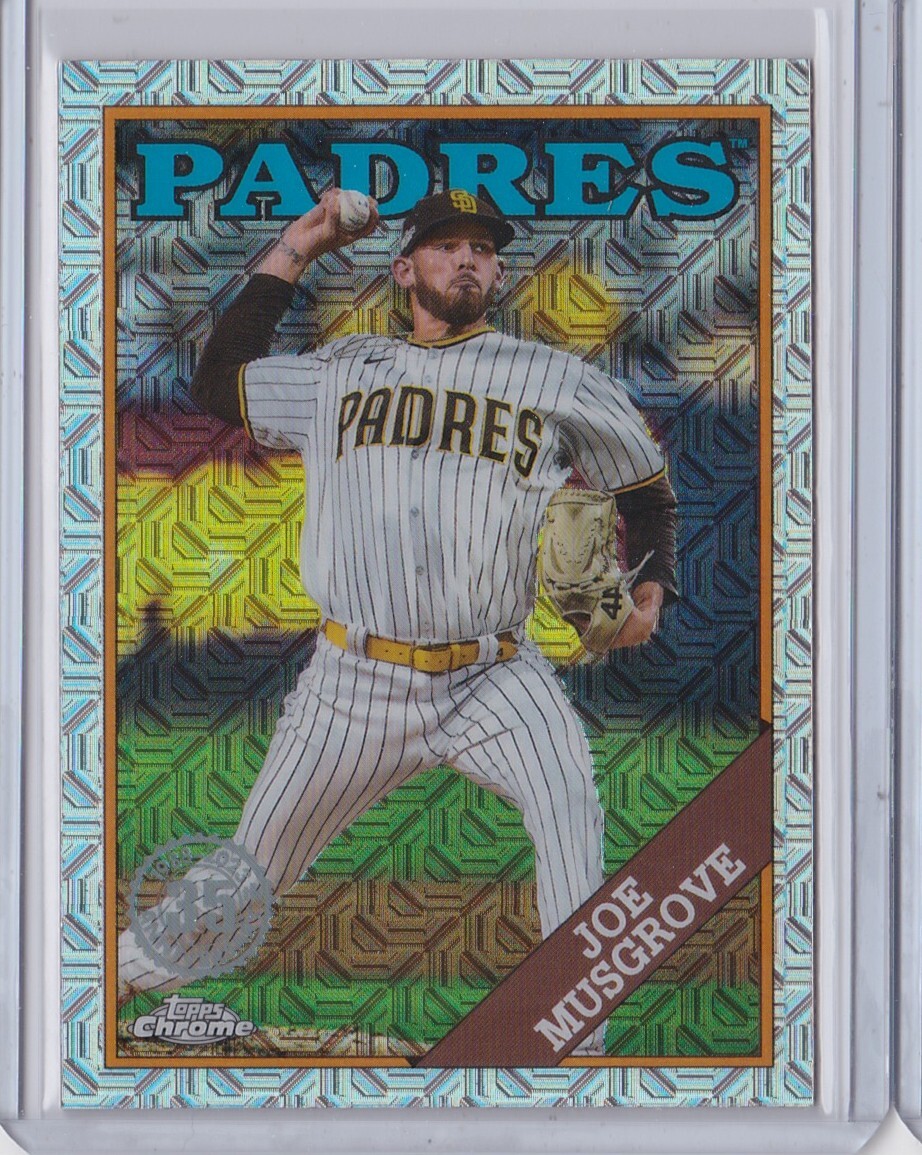 2023 Topps Series 2 JOE MUSGROVE San Diego Padres CHROME MOJO REFRACTOR ...
