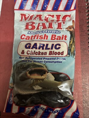 Magic Bait America's Favorite Catfish Bait. 10 Oz Bag Garlic & Chicken ...