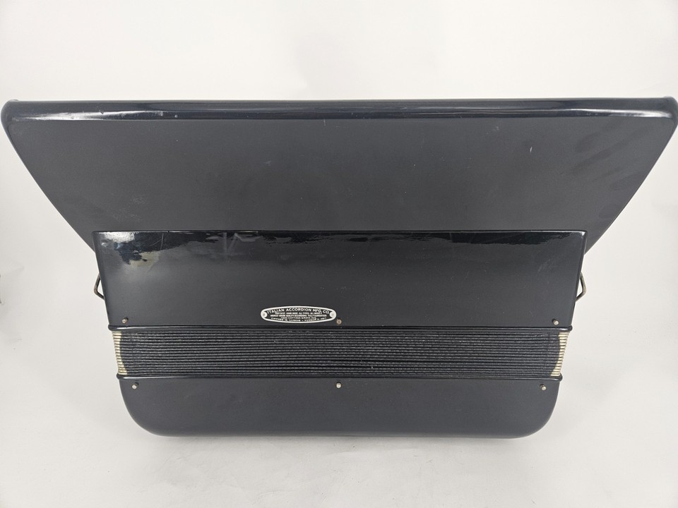 Piano accordion 41 key 120 Bass Italian MFG company Stradella Black | eBay