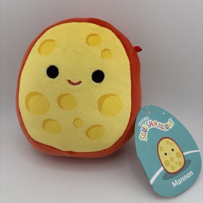 Mini 5" Squishmallow Mannon The Gouda Swiss Cheese Plush - New With ...