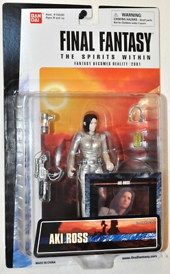 Final Fantasy The Spirits Within 2000 Aki Ross figure & card MOC VHTF ...