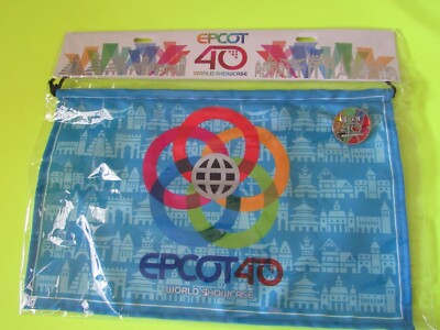 Disney Parks Epcot 40th Anniversary World Showcase Disney Pin & Banner ...