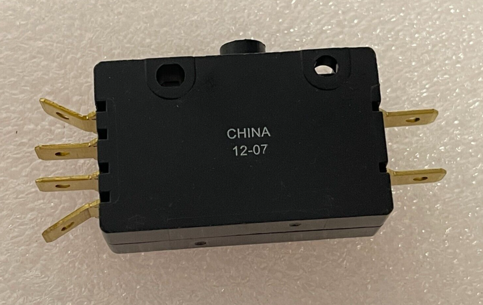 E19-00A0 Cherry Snap Action Switch 15A Double Pole Double Throw Button ...