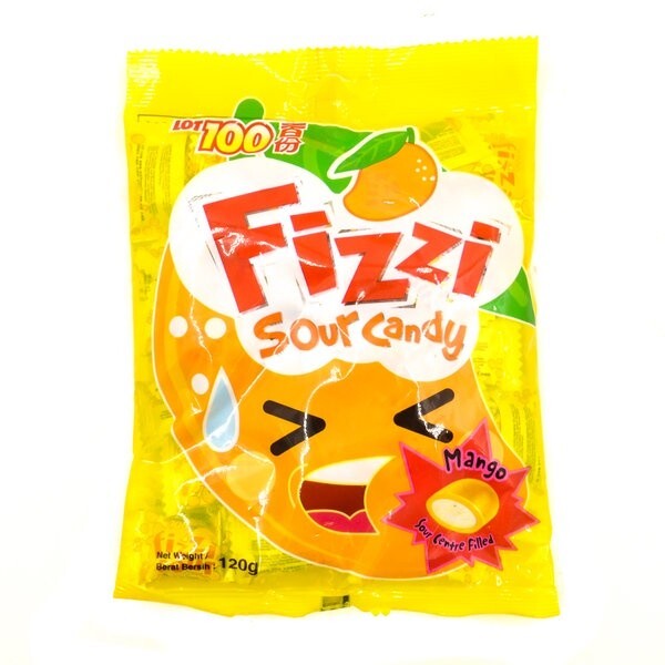 4 Pack Mix Flavors Lot 100 Fizzi Sour Candy 120gm | eBay