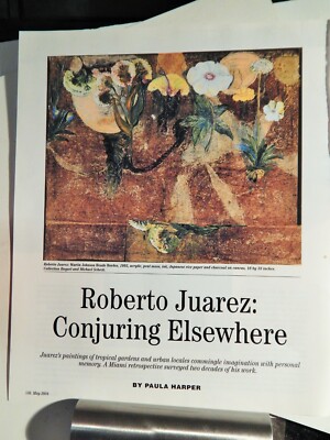ROBERTO JUAREZ ART PIECES VTG ORIG 2004 ADVERTISEMENT | eBay