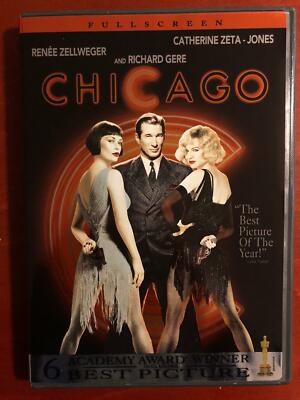 Chicago (DVD, 2002, Full Screen) - J1231 | eBay