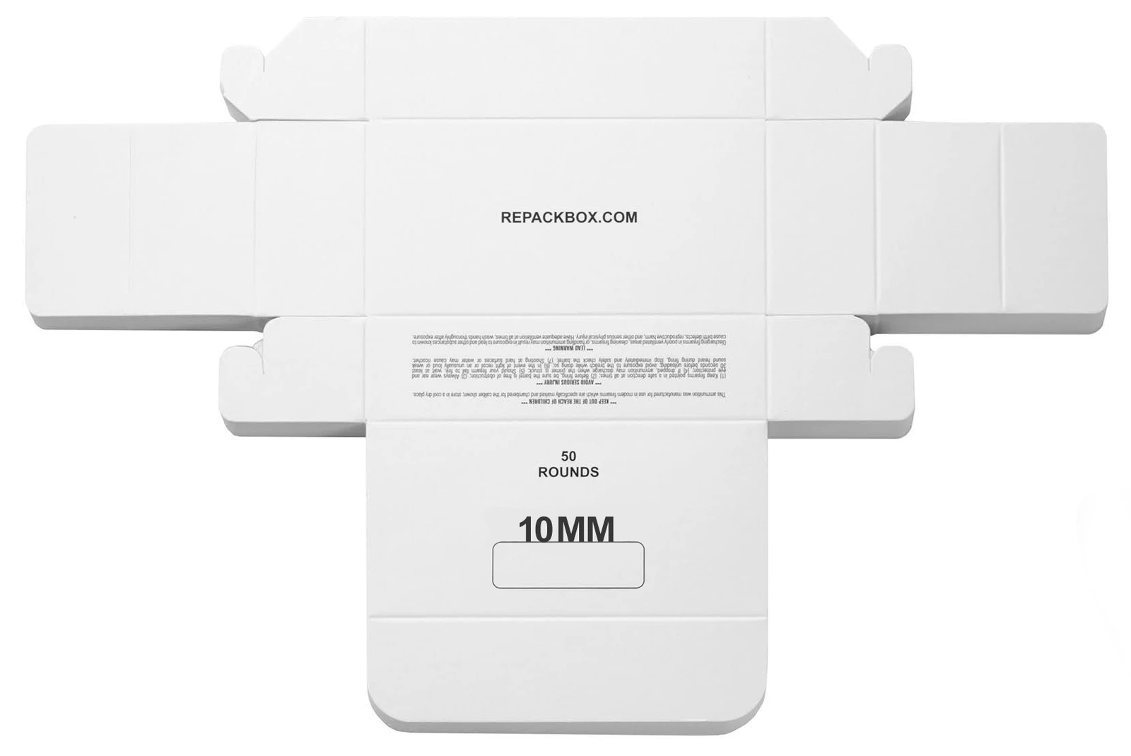 REPACKBOX® 3 SAMPLE BOXES - Military Cardboard 10MM Ammo Box | eBay