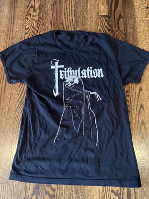 Tribulation Goth Metal Band Shirt S/M 2018 Tel Aviv Tour Rare Concert ...