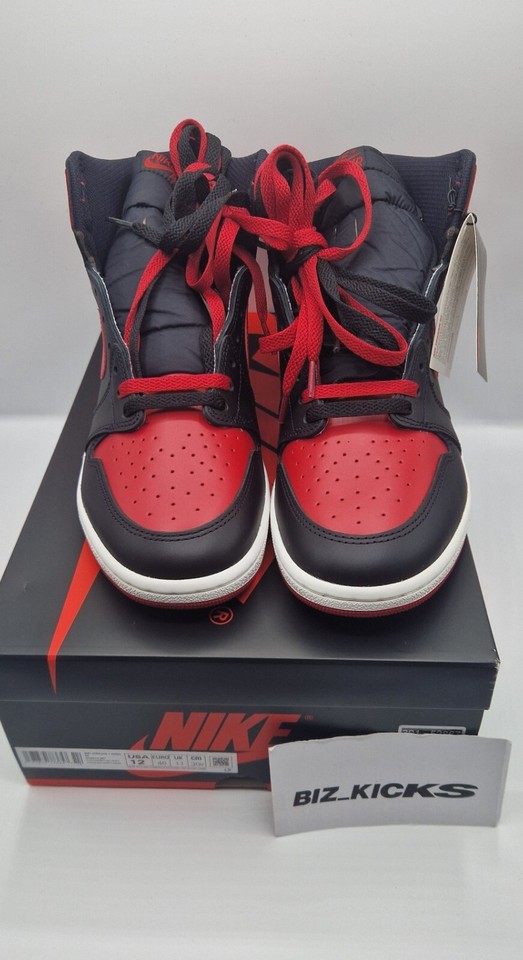 Jordan 1 Retro High '85 OG Bred "Banned" - UK11 Brand New In Hand | eBay