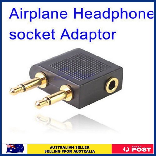 Plane Travel Adapter 3.5mm Headphones Converter Airline Audio Earphones ...
