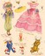 VINTGE 1940S MOVIE STARLETS PAPER DOLL ~NICE LASER REPRODUCTION ORG ...