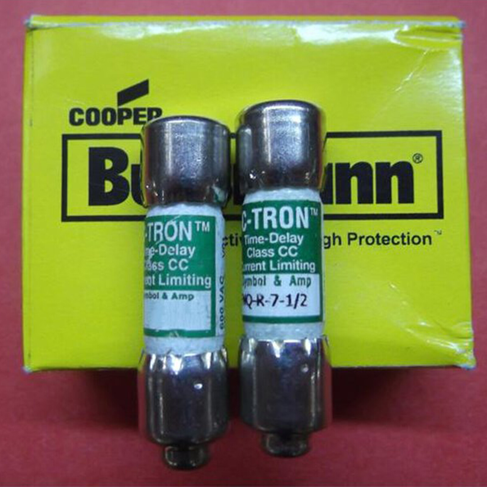 10pc new Bussmann FNQ-R-7-1/2 7.5A 600Vac Time Delay Fuse Fast Shipping ...