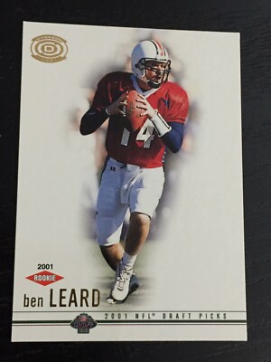 2001 Pacific Dynagon BEN LEARD RC card #120 ~ Auburn rookie ~ F1 | eBay