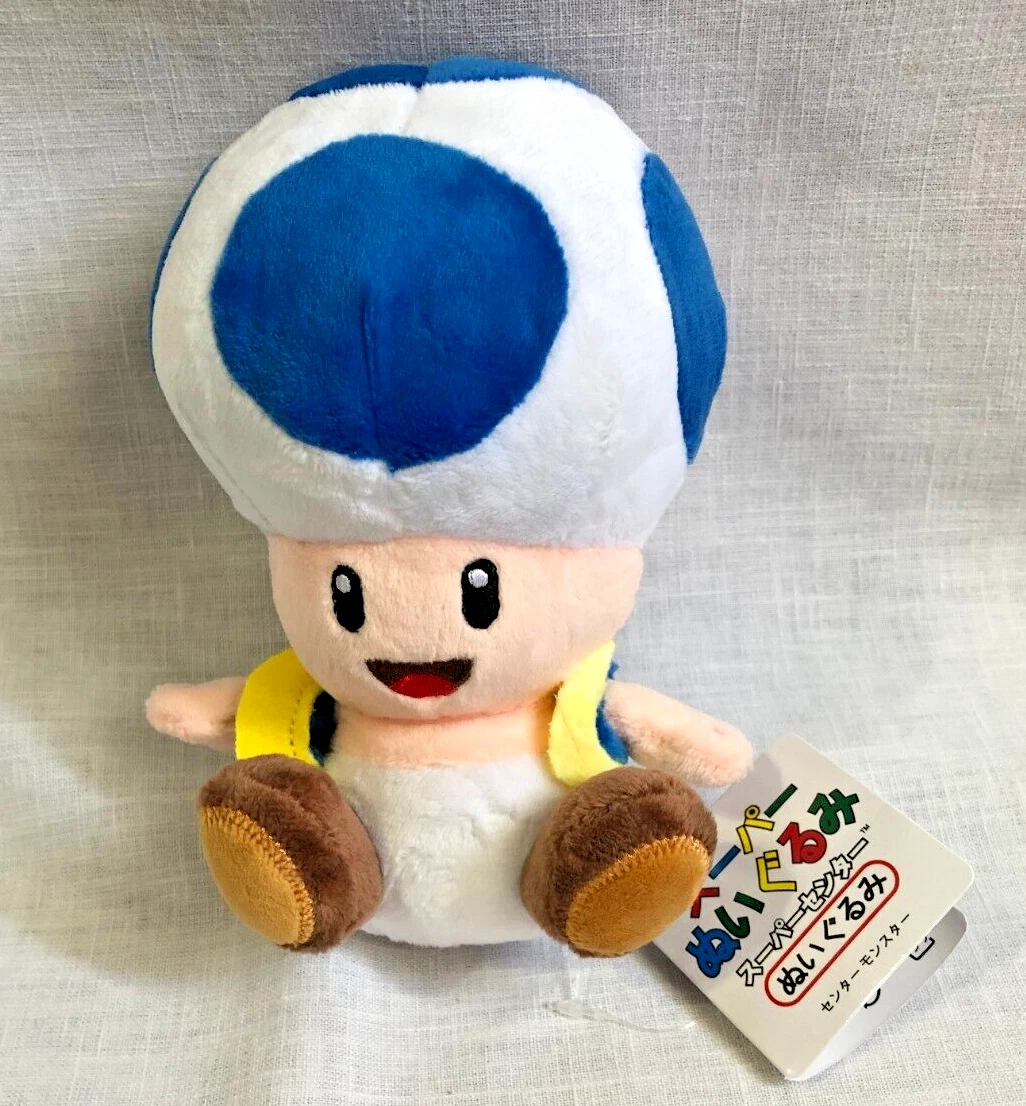 Blue Toad Mario Plush