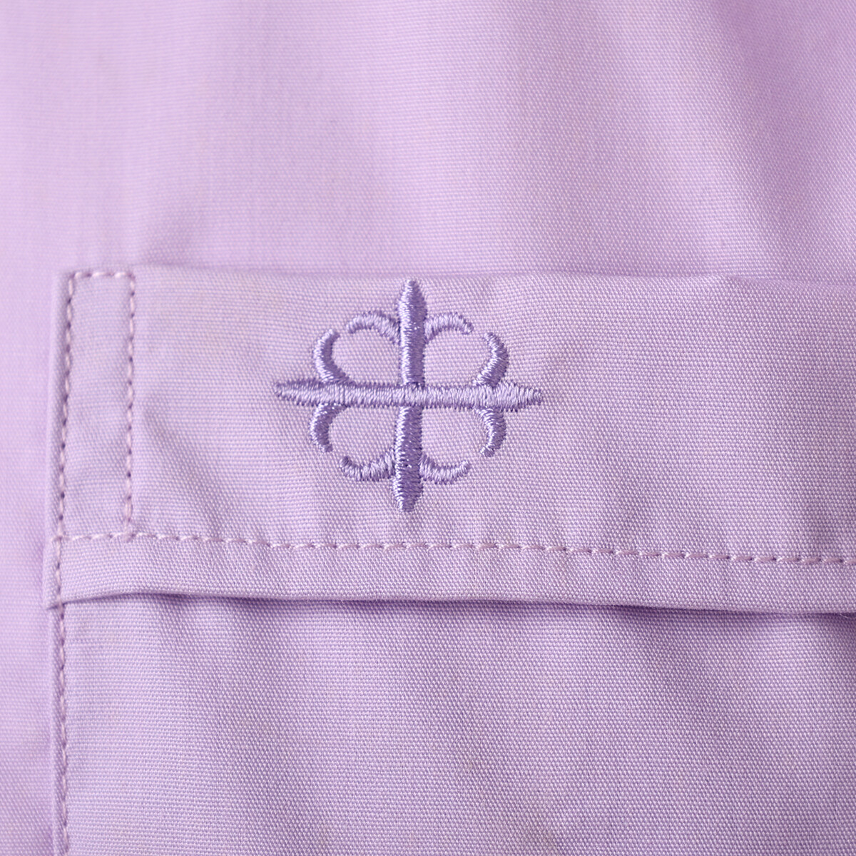 Men's Clergy Shirt with Cross Logo Clerical Minister Priest Shirt ...