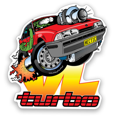 Holden Vinyl Stickers - VL Turbo Commodore Red | eBay