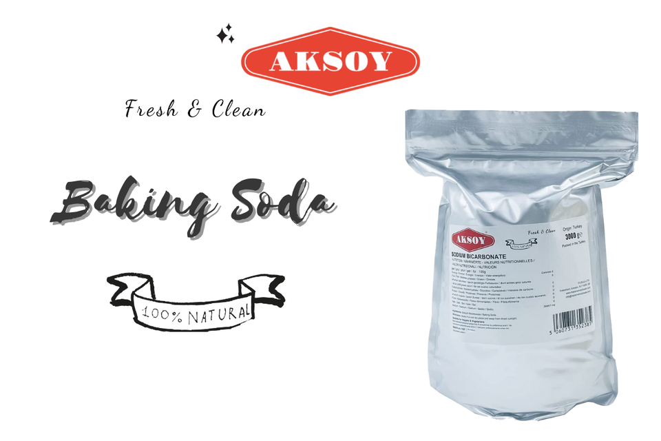 Baking Soda 3KG, Pure Sodium Bicarbonate Powder, Food Grade | Aksoy | eBay