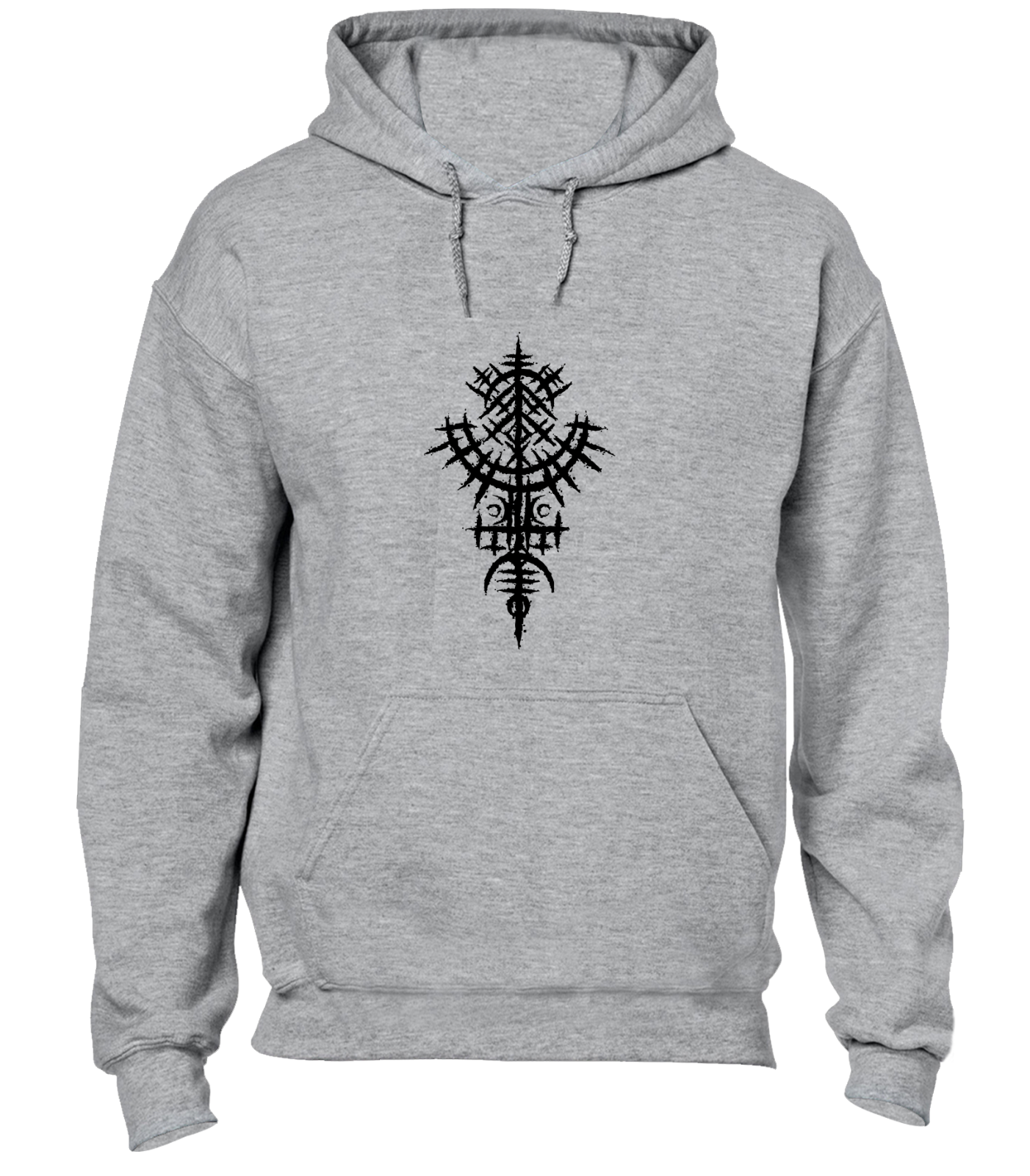 RUNE OF THE NORTHMEN HOODY HOODIE VIKING CELTIC DESIGN ODIN THOR HAMMER ...