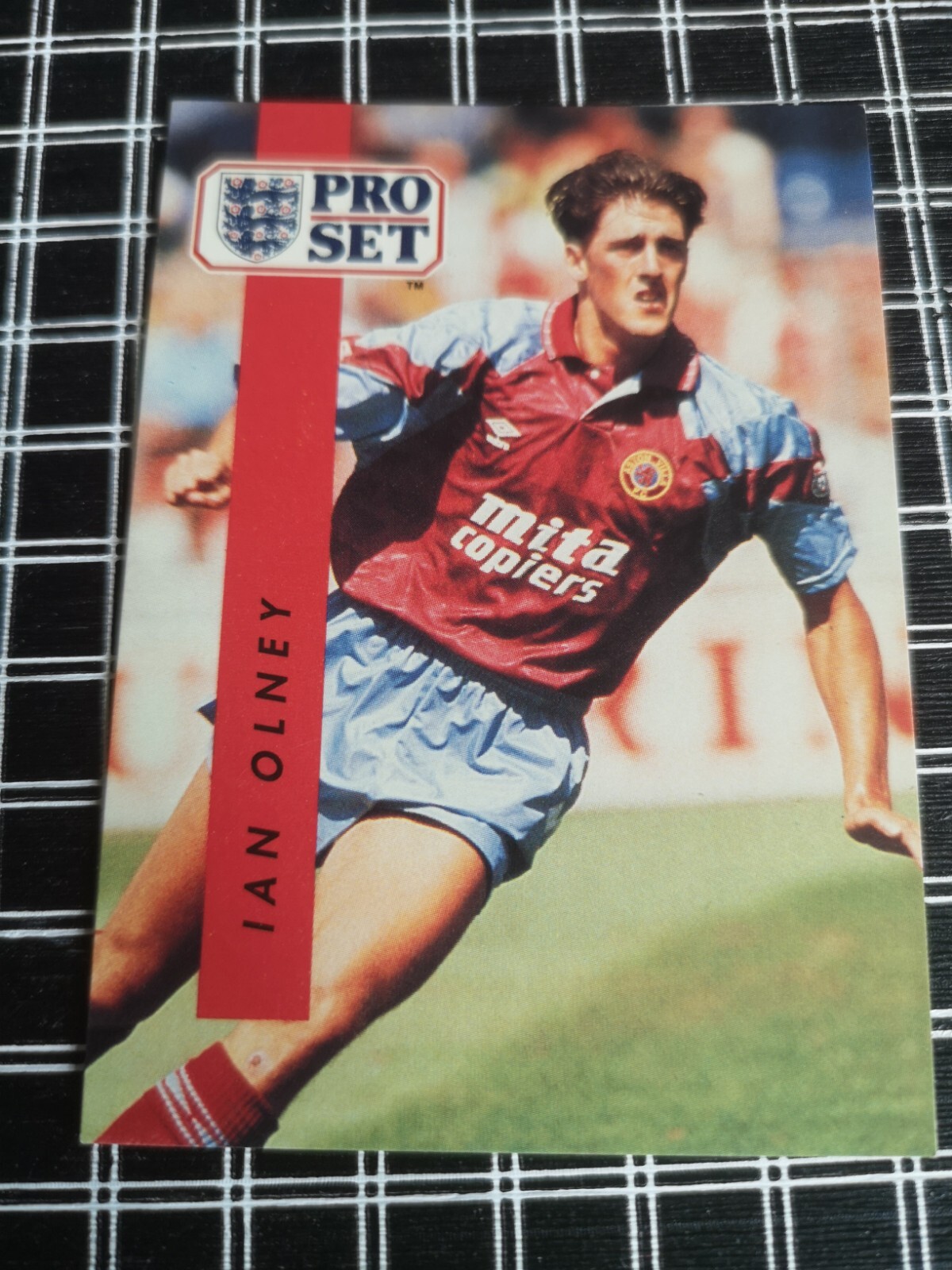 Ian Olney - Aston Villa #26 English League 1990 - 91 Pro Set Trading ...