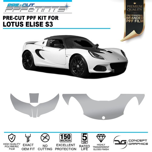 Bonnet Stone Guard Chip PPF Paint Protection Film for Lotus Elise S3 11 ...