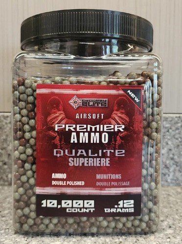 Crosman Elite 10000 Count .12 Gram Airsoft Premier Pellet Ammo BBs ...