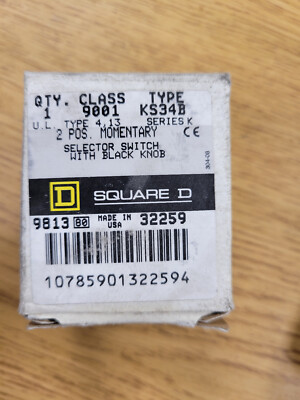 Square D Class 9001 Type KS34B | eBay