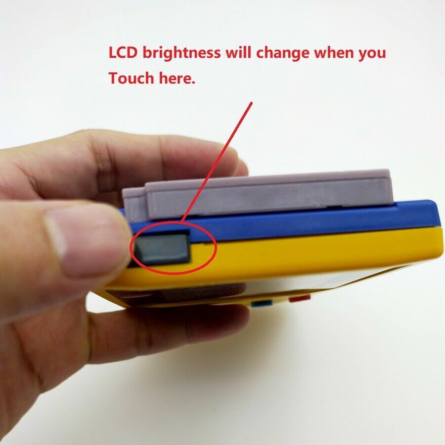 NEW Purple Retrofit Game Boy Color GBC Console With Highlight Back ...