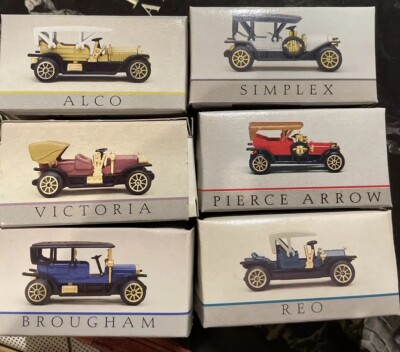 Set of 6 Vintage Readers Digest Collectible Miniature Classic Cars-New ...