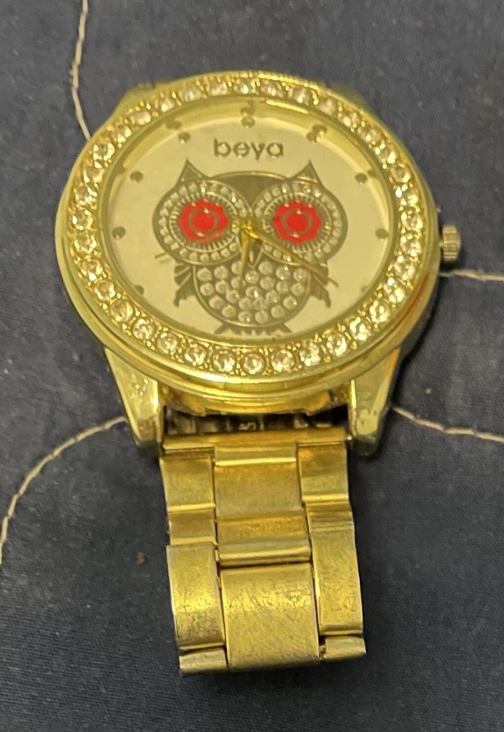 Women’s Gold Beya Owl Watch. Small Band. Pre Owned | eBay