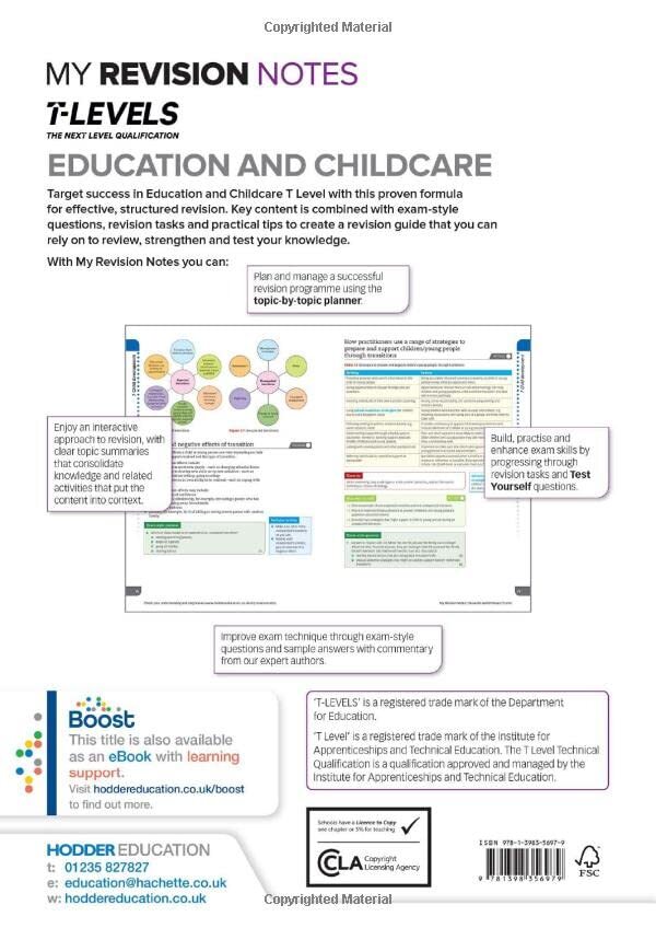 My Revision Notes Education and Childcare T Level 9781398356979 | eBay UK