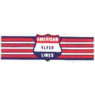 American Flyer HANDCAR w/WINGS WATER SLIDE DECAL S Gauge Scale Trains ...