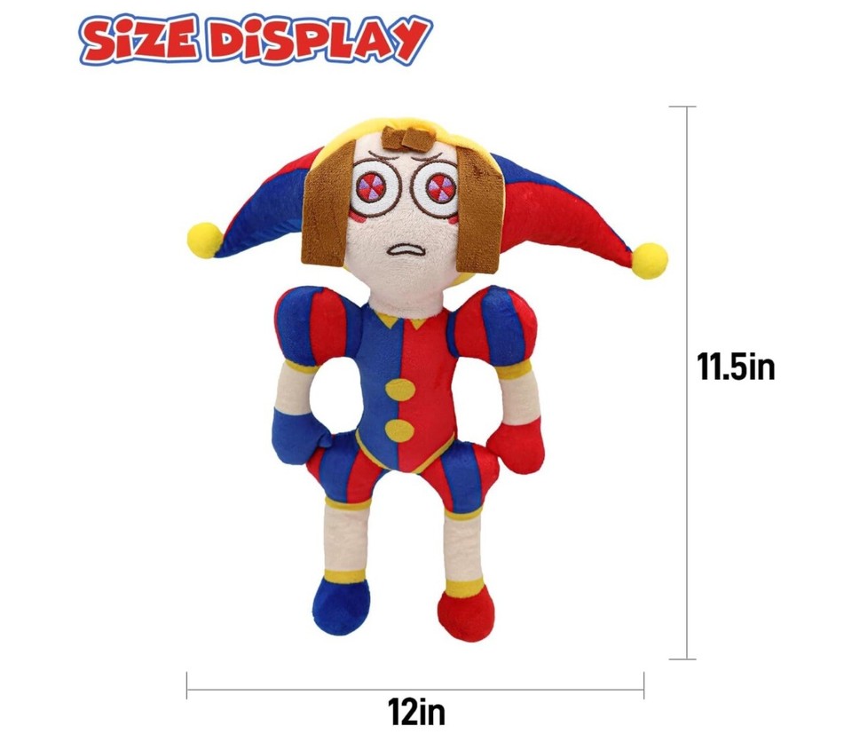 The Amazing Digital Circus Plush Doll Pomni Ragatha Gangle xmas gift 11 ...